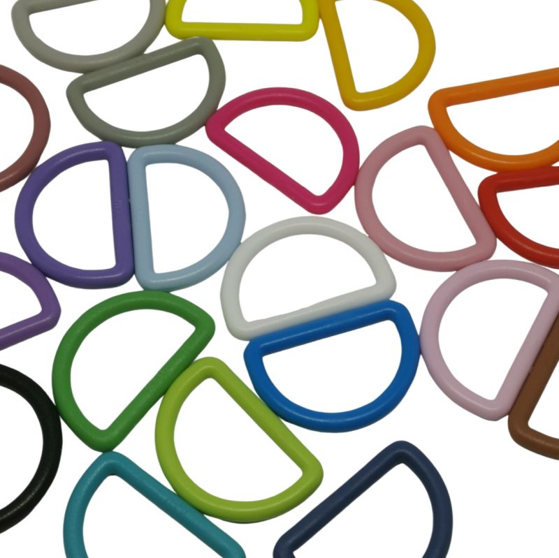 D-Ring 25mm aus Kunststoff - Diverse Farben